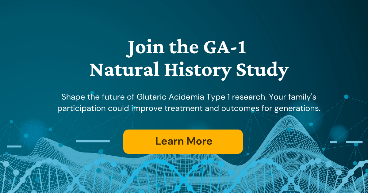 GA-1 Natural History Study | Glutaric Acidemia Type 1 Research ...